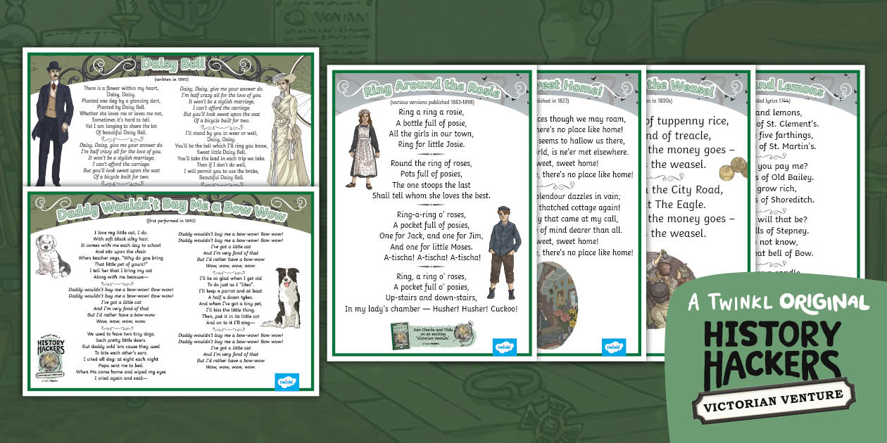 Victorian Songs and Chants | Twinkl Originals (teacher made)
