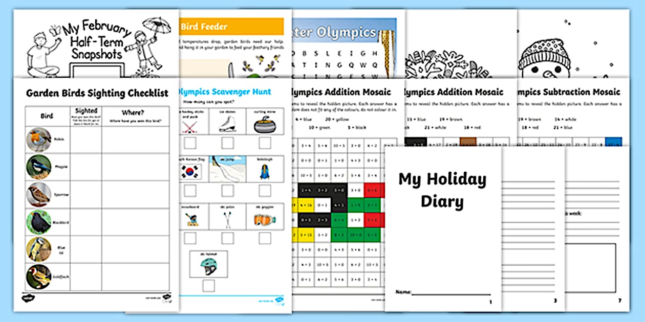 KS1 February Half-Term Activity Pack (teacher made) - Twinkl