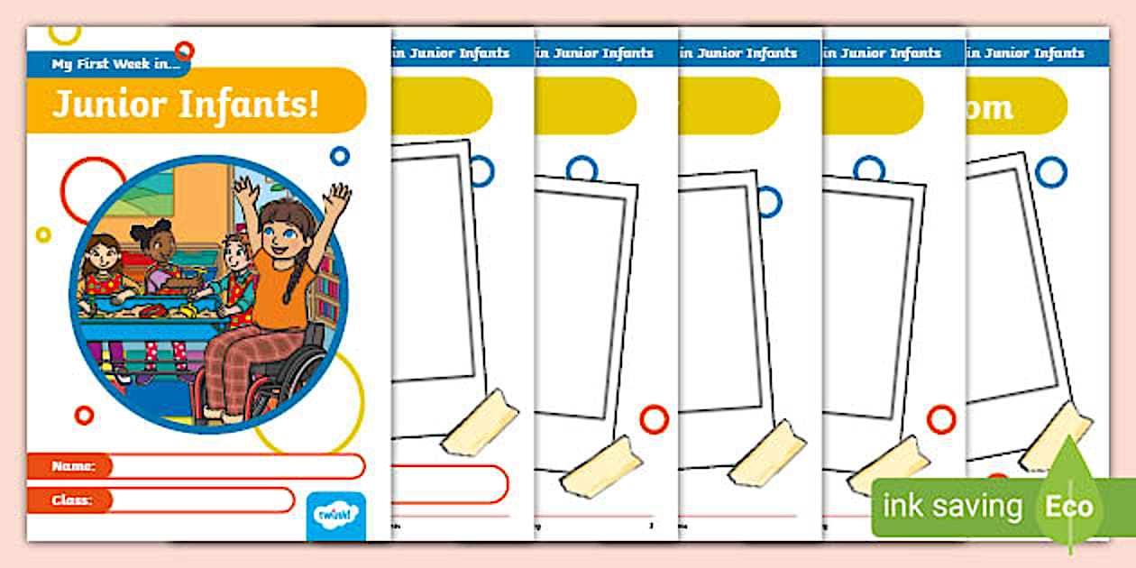 My First Week of Junior Infants Activity Booklet