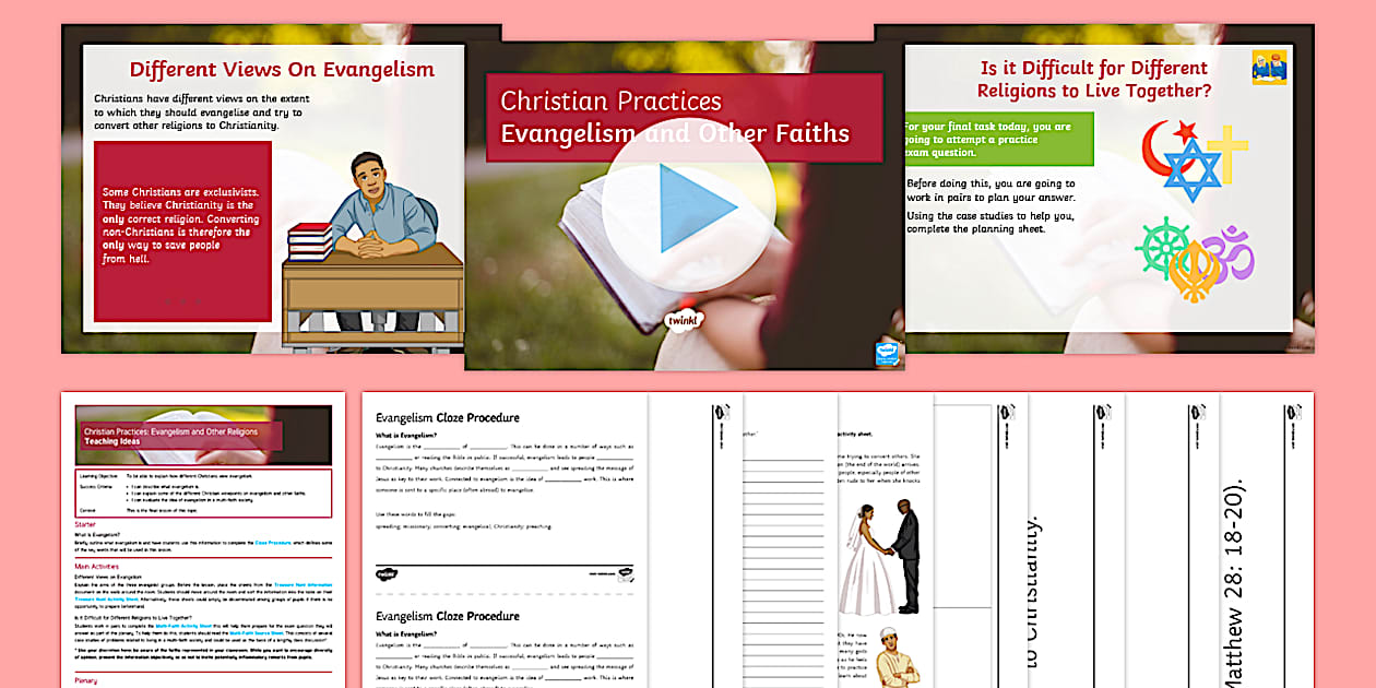 Evangelism and Other Religions Lesson Pack (teacher made)