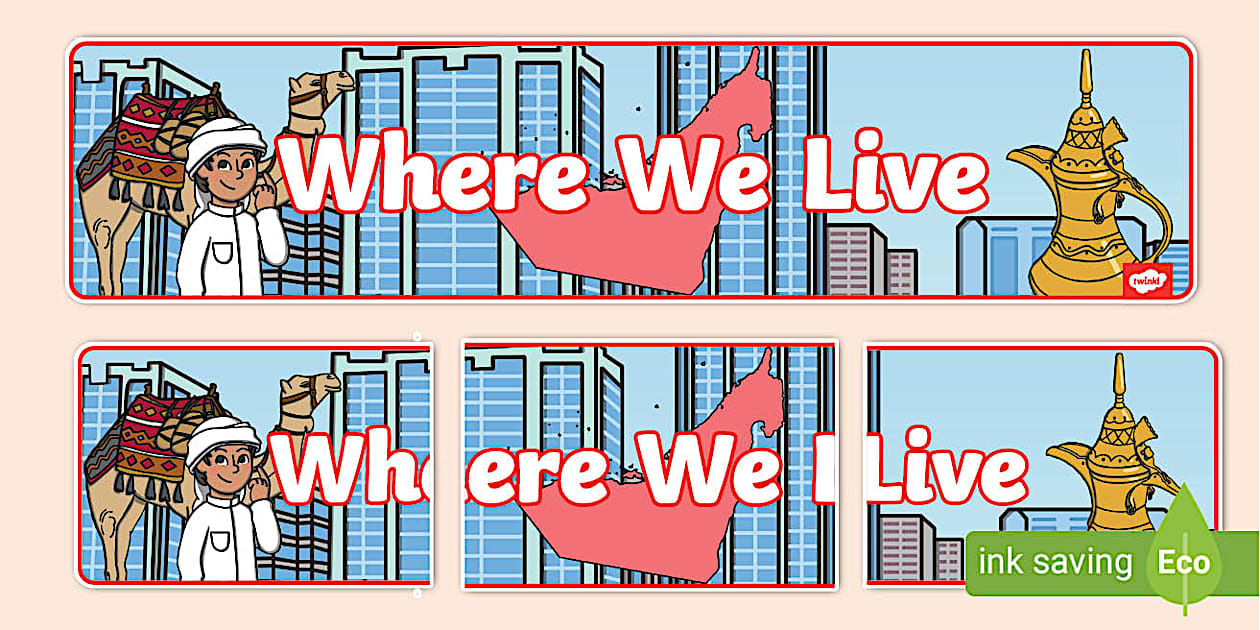 Where We Live Display Banner