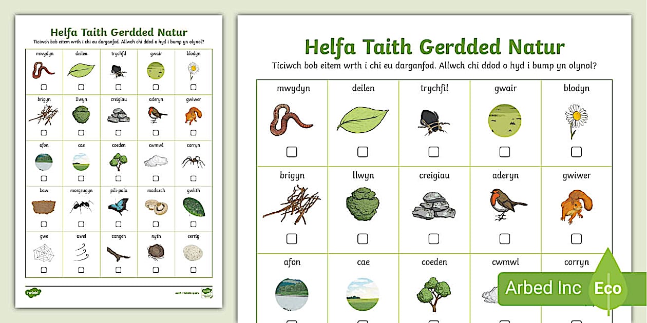 Helfa Taith Gerdded Natur