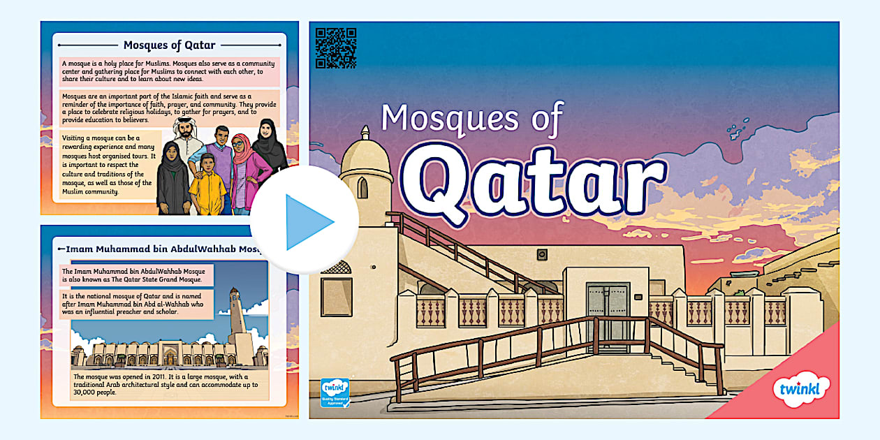 Mosques of Qatar PowerPoint (teacher made) - Twinkl