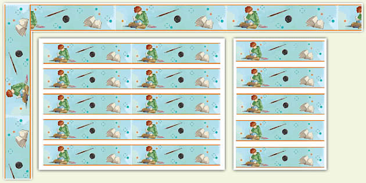 World Poetry Day Border (Teacher-Made) - Twinkl