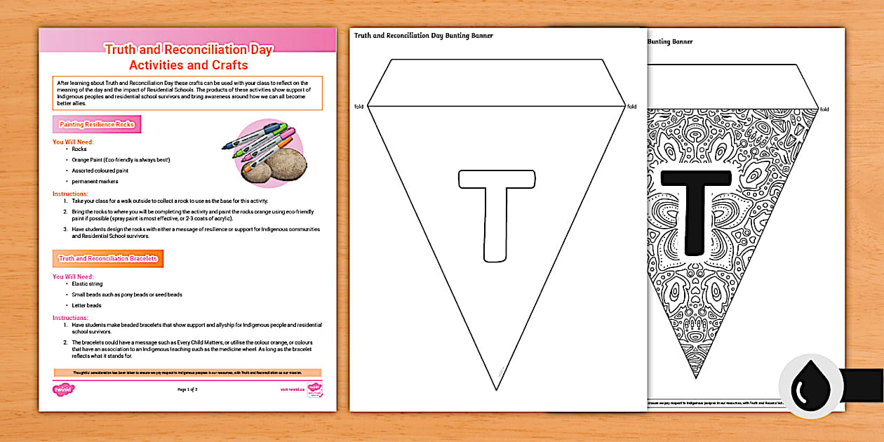 FREE! - Truth and Reconciliation Day Crafts | Twinkl Canada