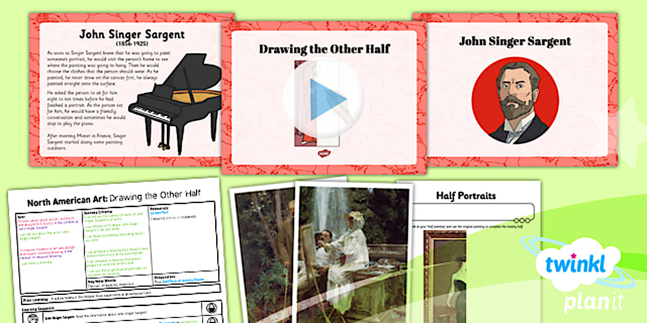 Art: North American Art: Drawing the Other Half UKS2 Lesson Pack 1