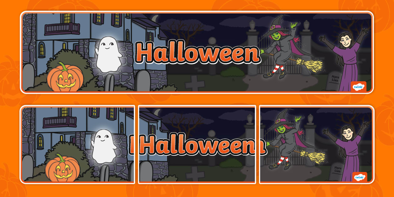 Halloween Display Banner - Twinkl Banners (teacher made)