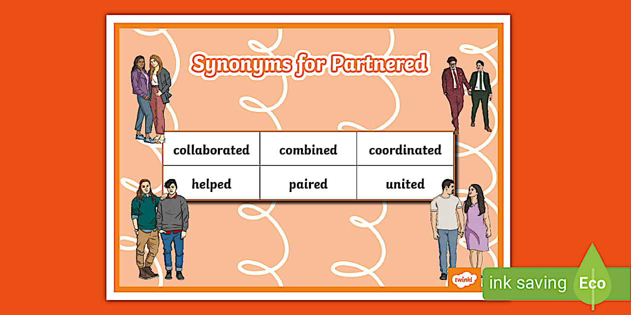 Partnered Synonym Word Mat (Teacher-Made) - Twinkl
