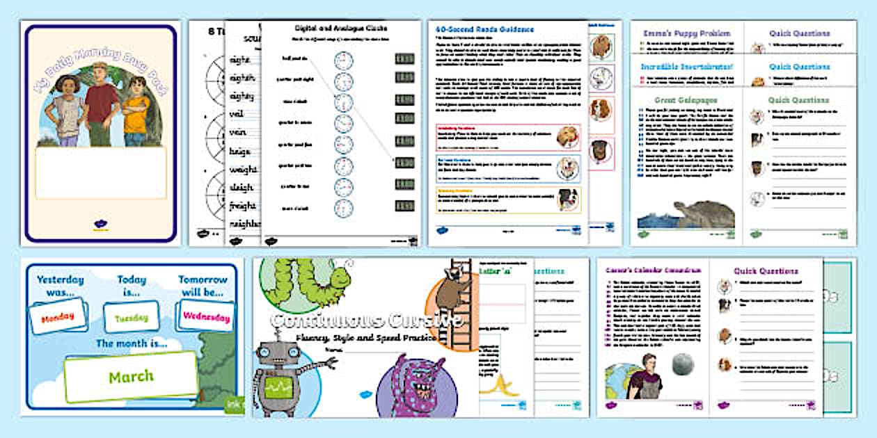 Home Educators Year 3 Daily Morning Busy Pack