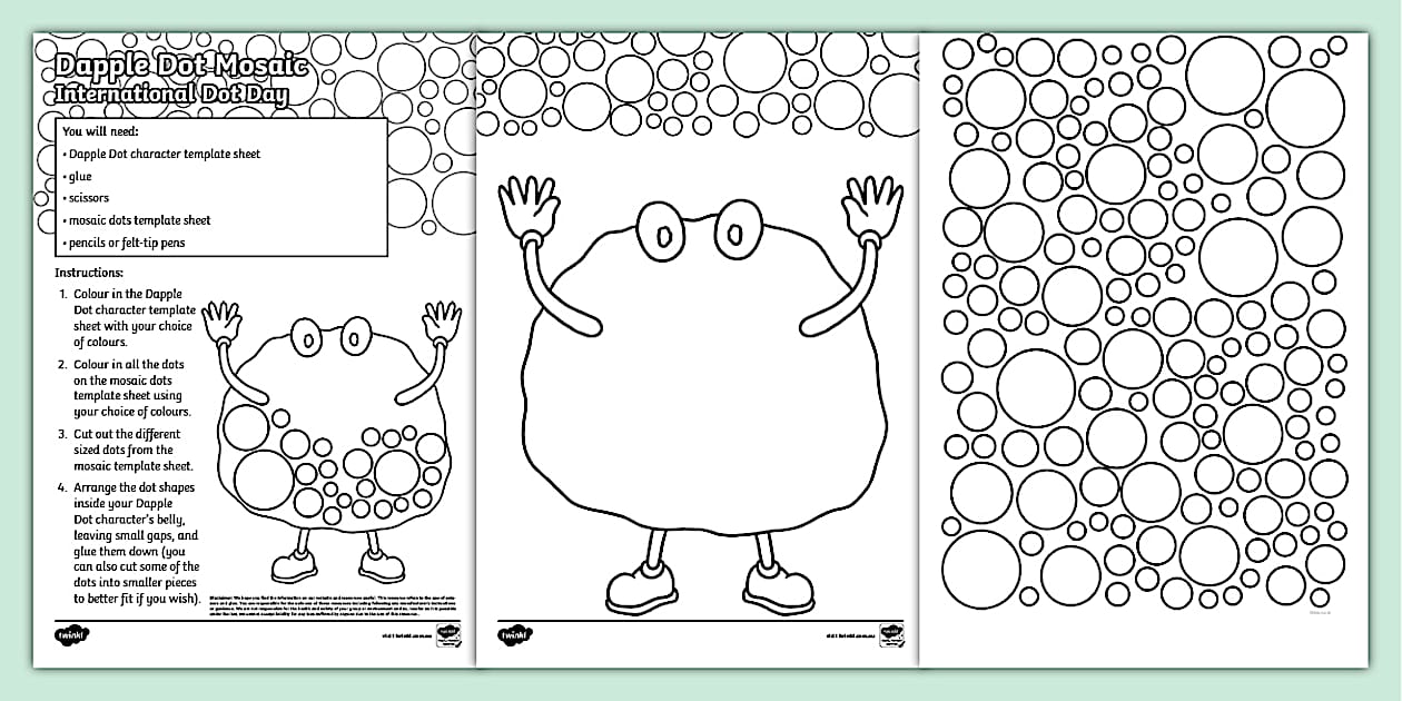 International Dot Day - Dapple Dot Mosaic (Teacher-Made)