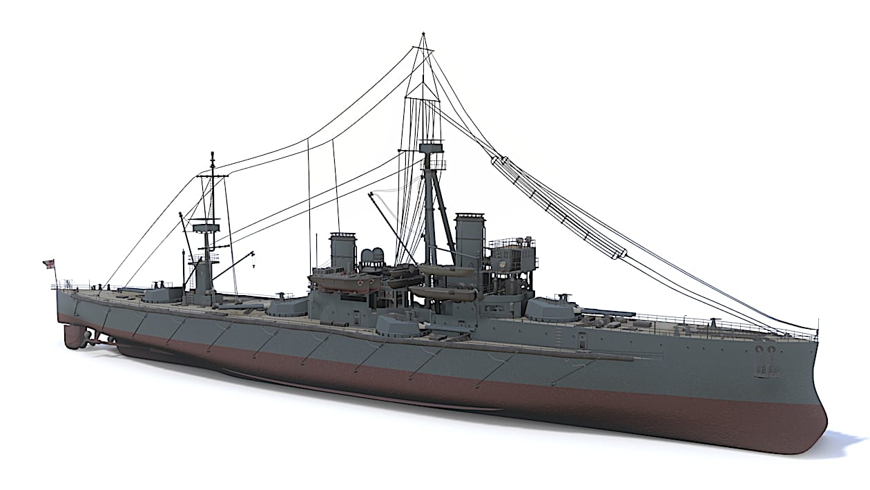 3D Model: First World War - Dreadnought (teacher made)