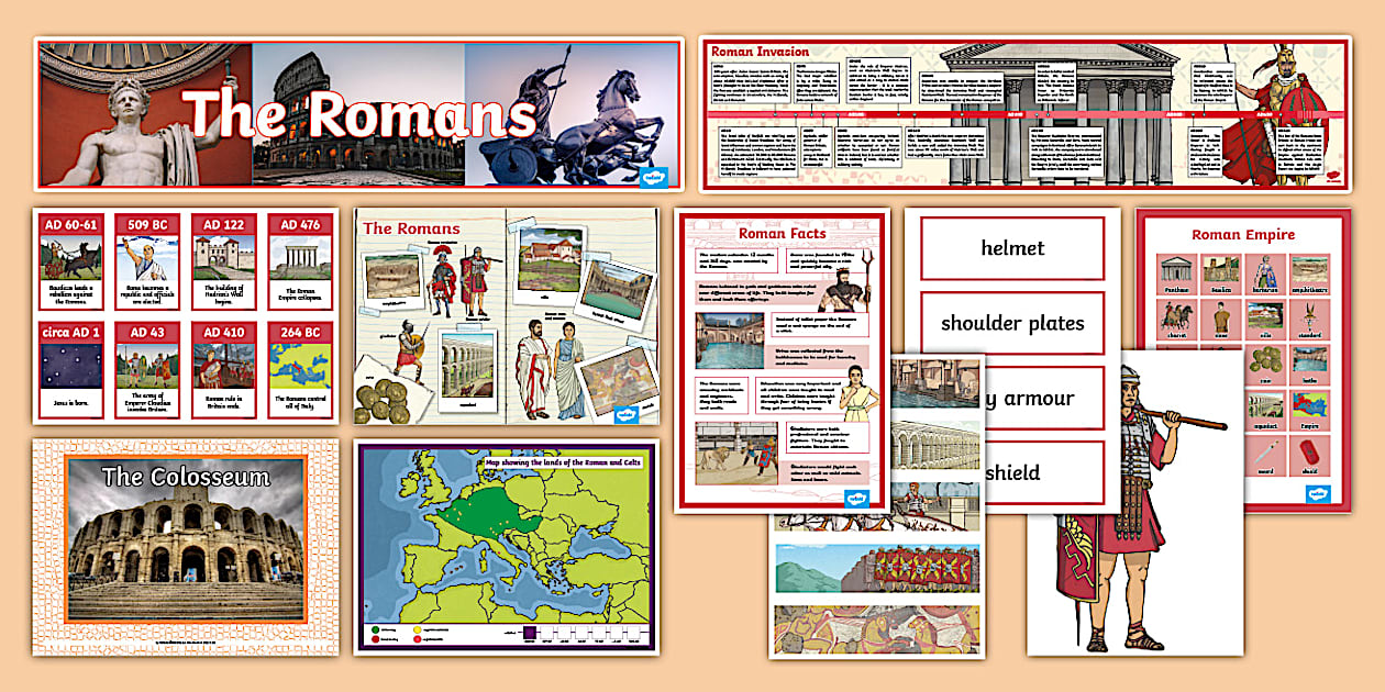 Romans Display KS2 Resource Pack - History - Twinkl