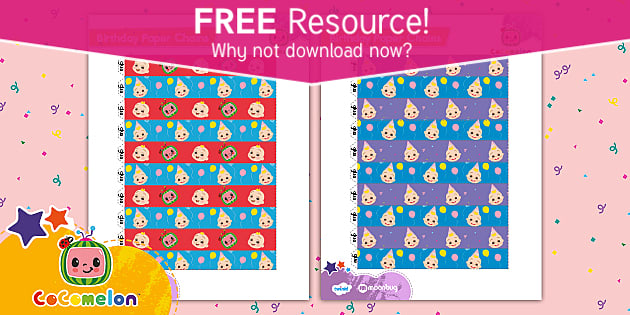 FREE CoComelon Paper Chain | Printables | Twinkl USA