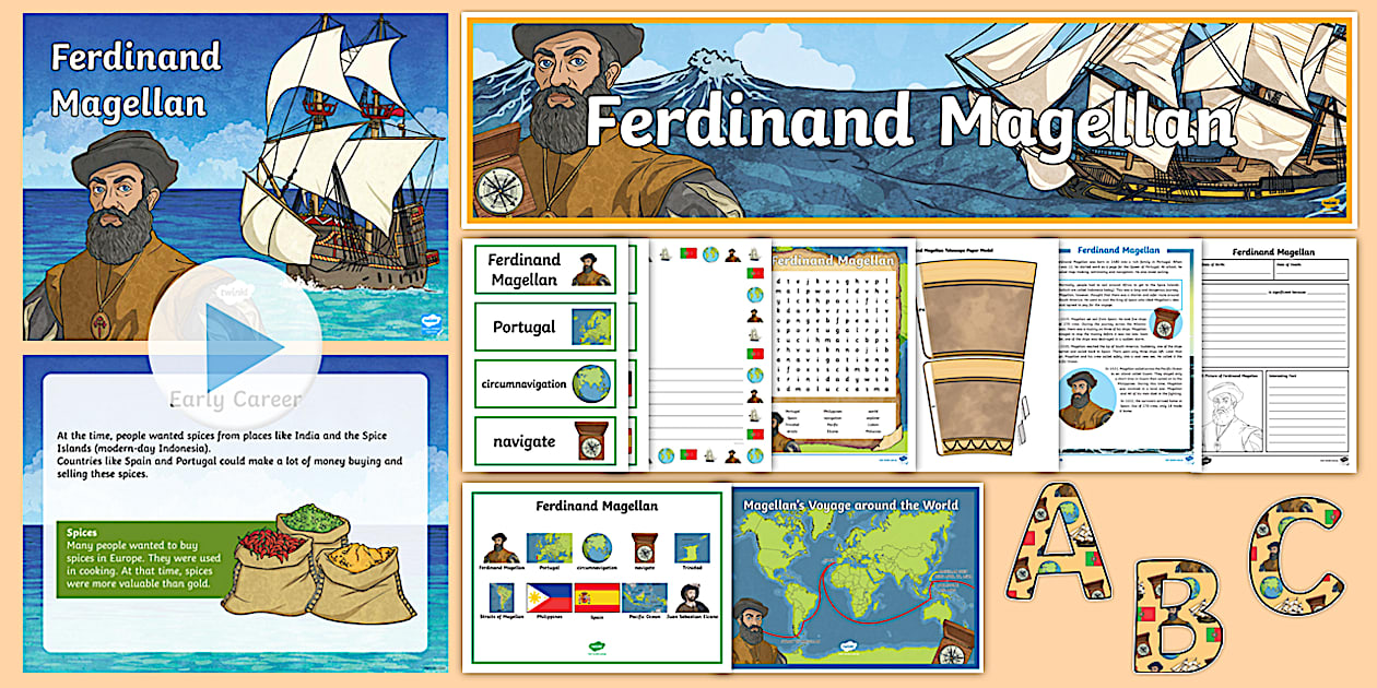 Ferdinand Magellan Activity Pack (teacher made) - Twinkl