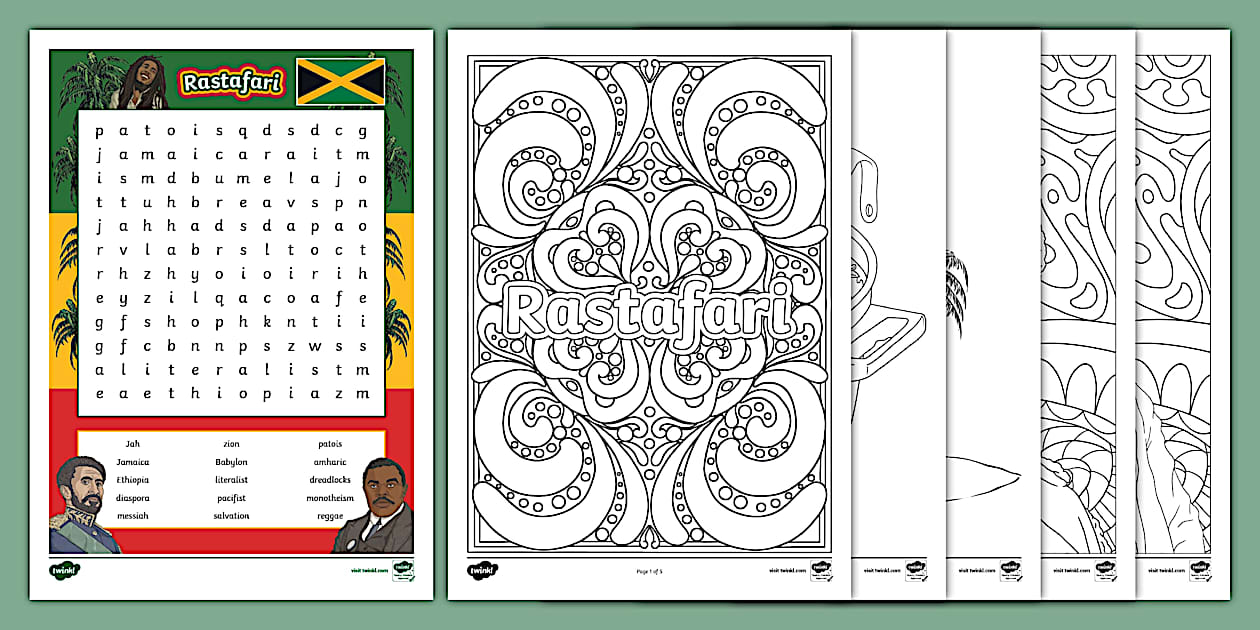 Rastafari Activity Pack (professor feito) - Twinkl
