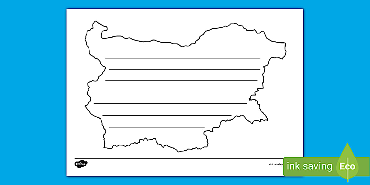 Bulgaria Writing Template (Teacher-Made) - Twinkl