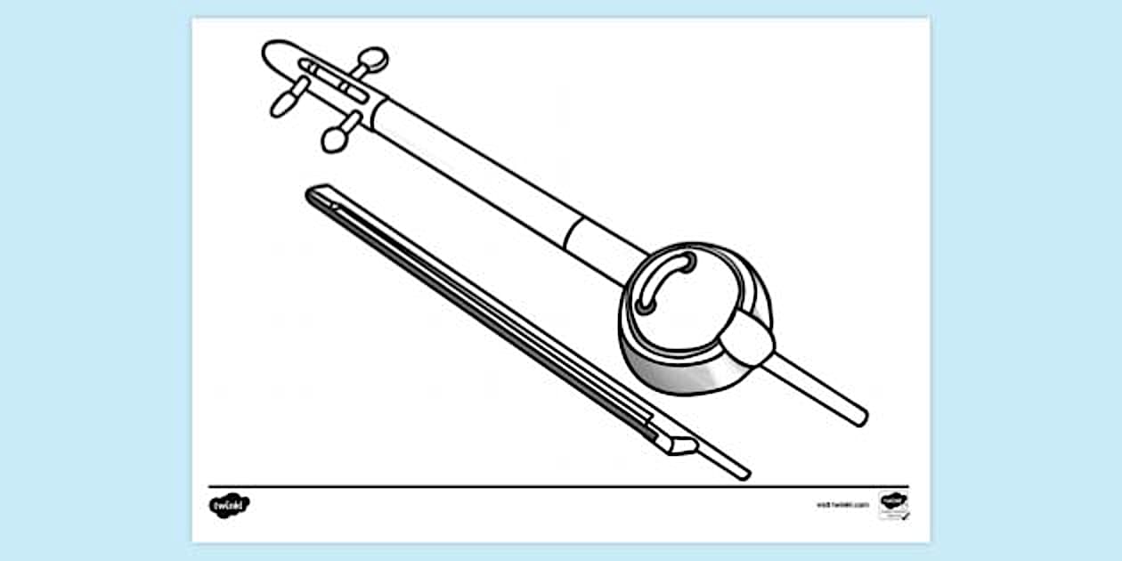 Rebab Colouring | Colouring Sheets (teacher made) - Twinkl