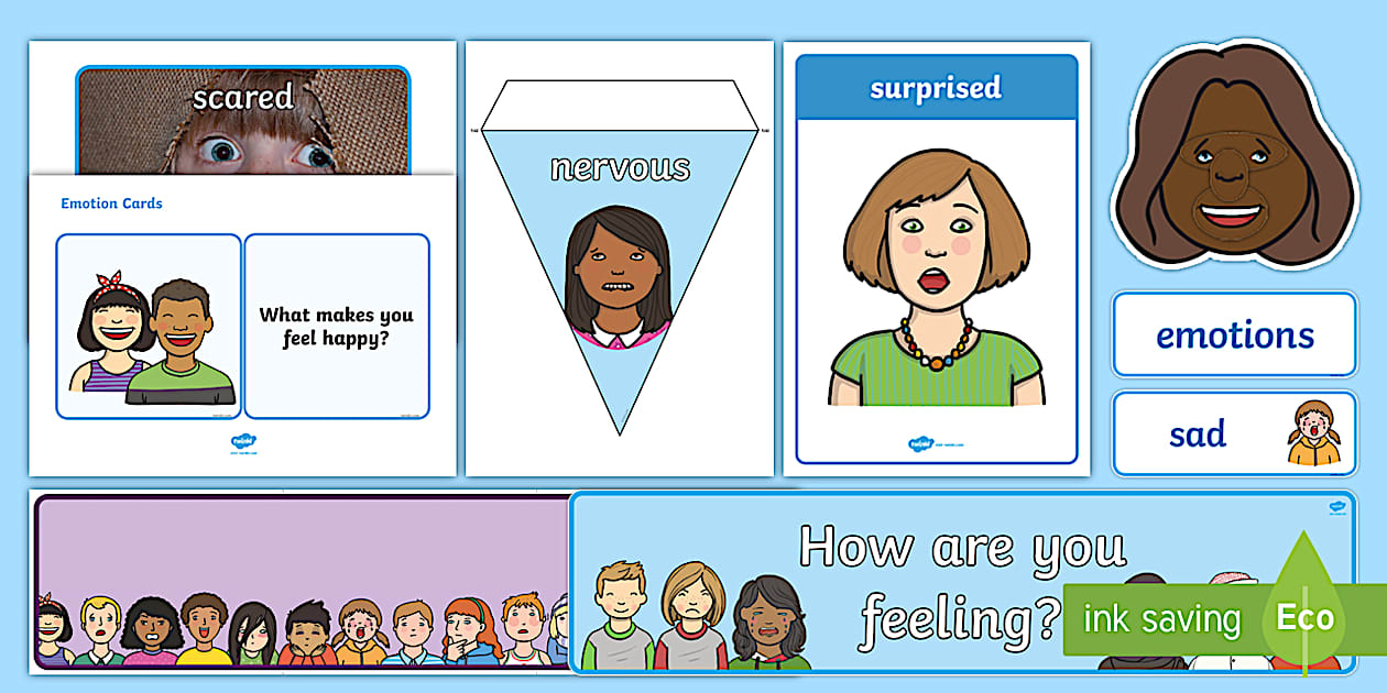 KS2 Feelings Display | Emotions and Feelings Display Pack