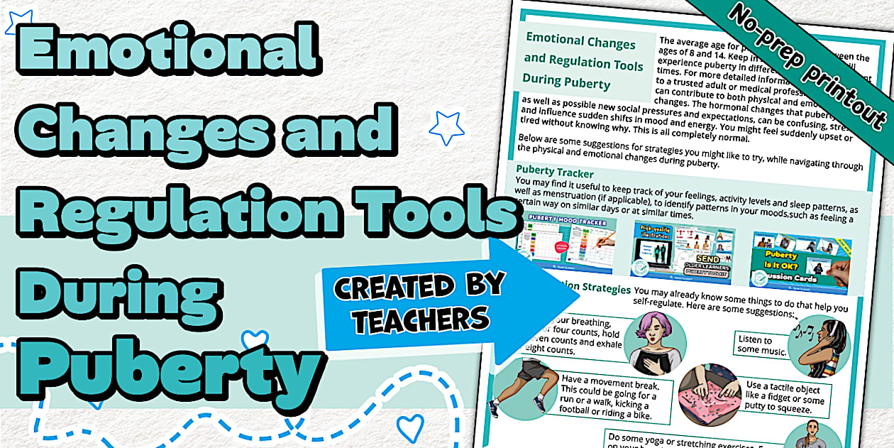 Puberty Emotional Changes Regulation Tools