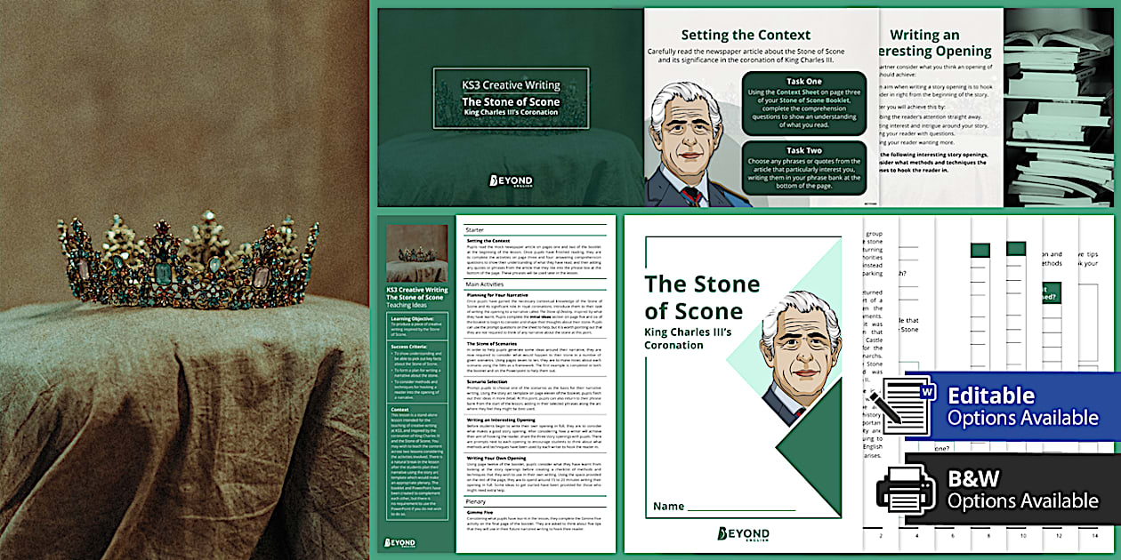 The Stone of Scone Lesson | KS3 Creative Writing | Beyond