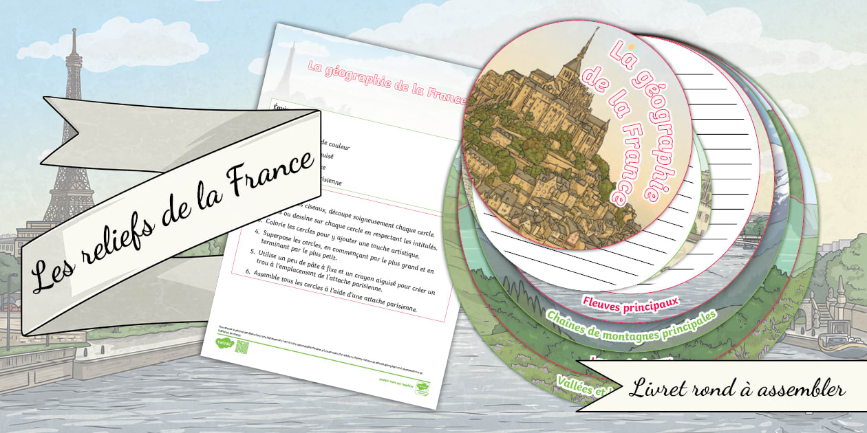 Livret rond : La géographie de la France