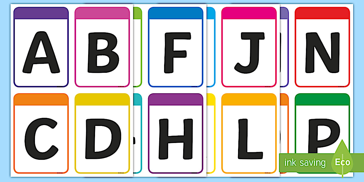 Capital Letter Cards | Flashcards | Literacy Resources