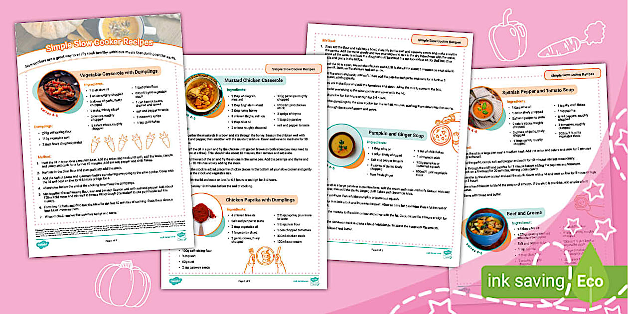 Simple Slow Cooker Recipes