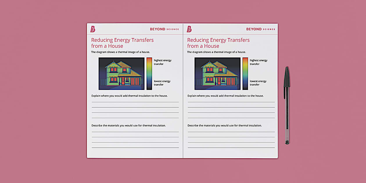 GCSE Reducing Energy Transfers from a House | Beyond