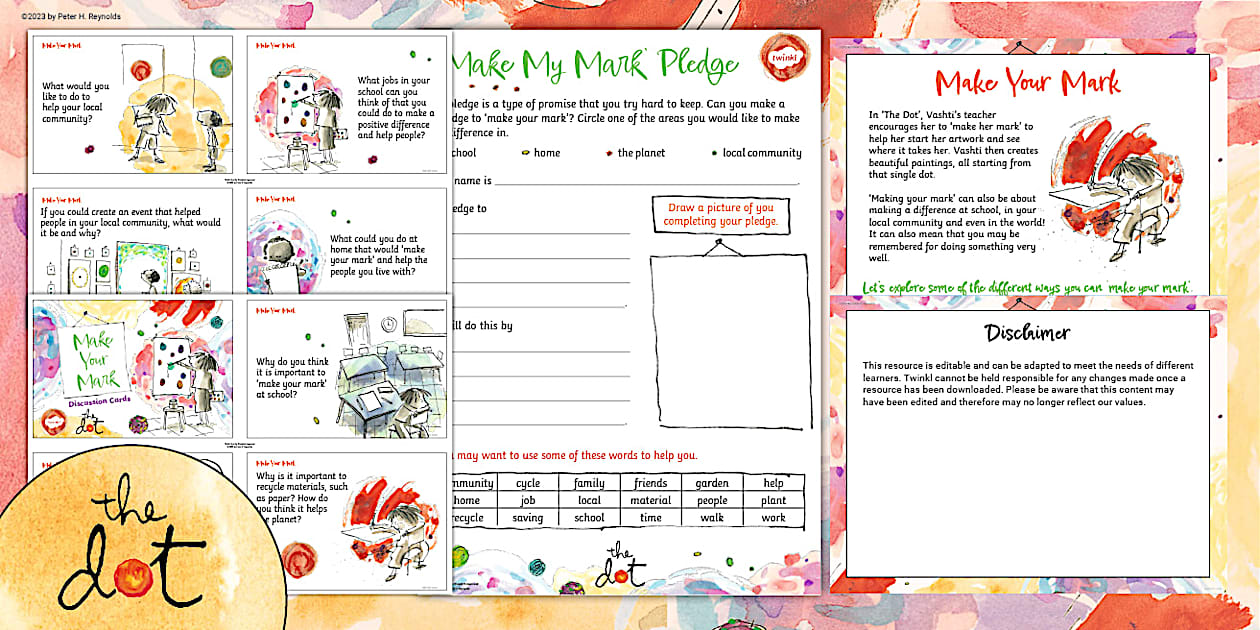 FREE! - The Dot: Make Your Mark Activity Pack - Twinkl