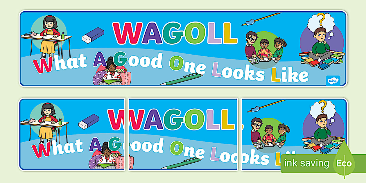 👉 Wagoll Display Banner (teacher made) - Twinkl