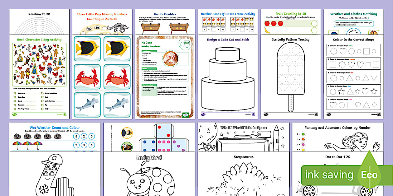 EYFS Rainy Day Activity Pack (teacher made) - Twinkl