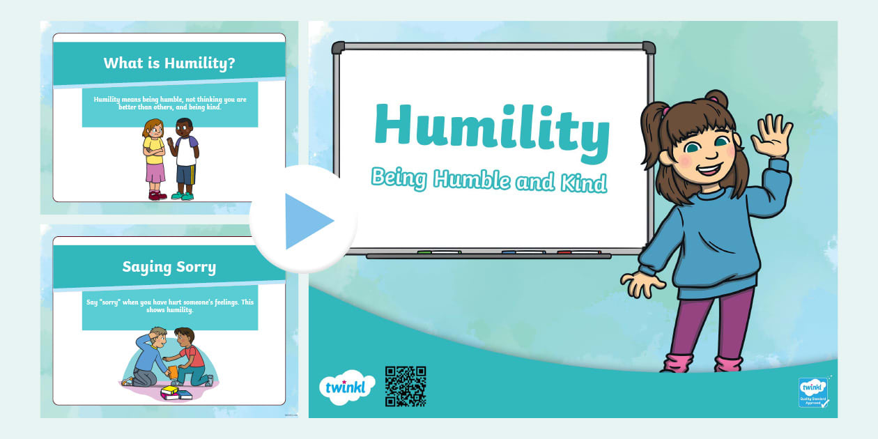 Values PowerPoint - Humility (teacher made) - Twinkl