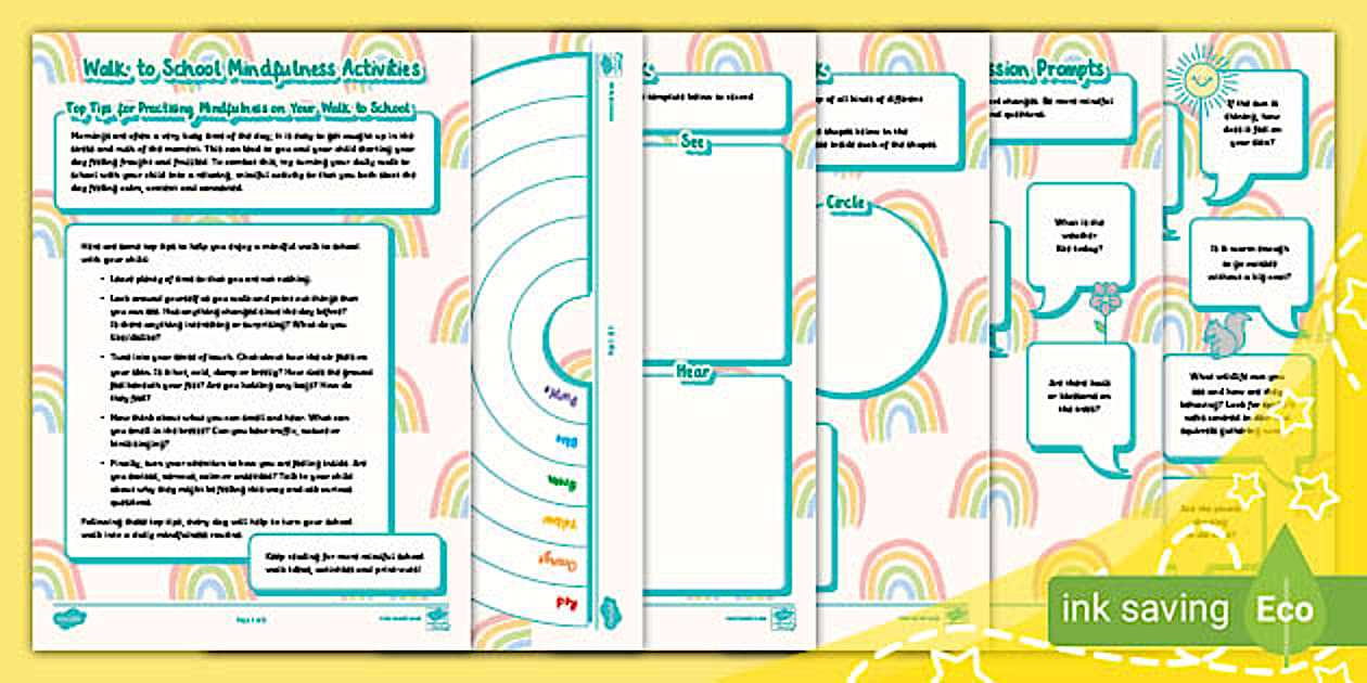 Walk to School Mindfulness Activities (Teacher-Made)