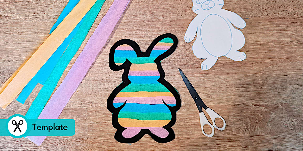 Easter Bunny Sun Catcher | Easter Bunny Arts and Crafts