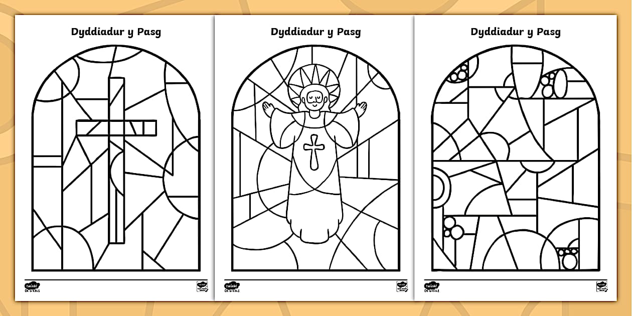 Dyddiadur y Pasg: Ffenestri Lliw