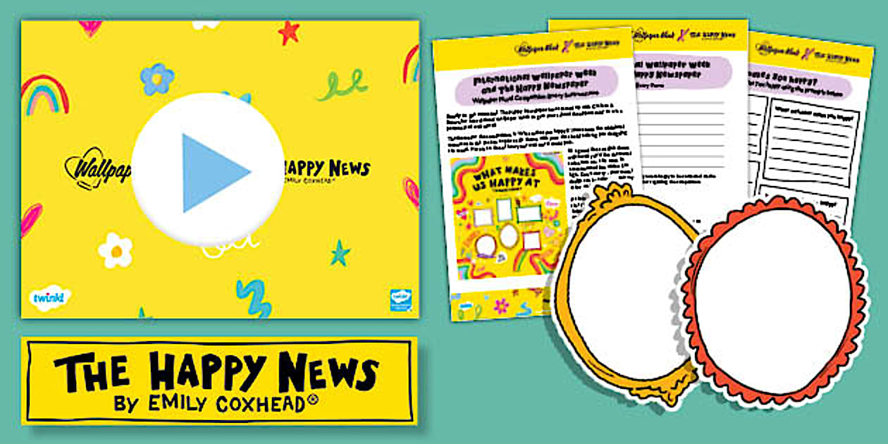 FREE! - The Happy Newspaper Wallpaper Mural Competition Pack