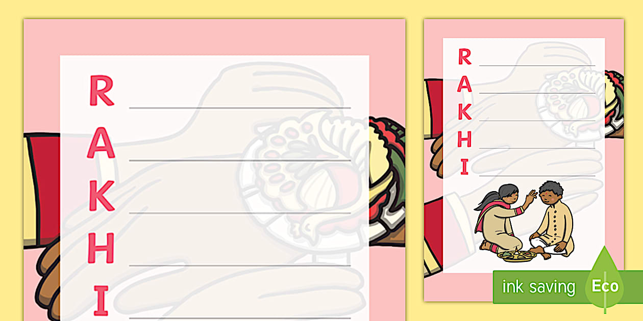 Rakhi Acrostic Poem (Teacher-Made) - Twinkl