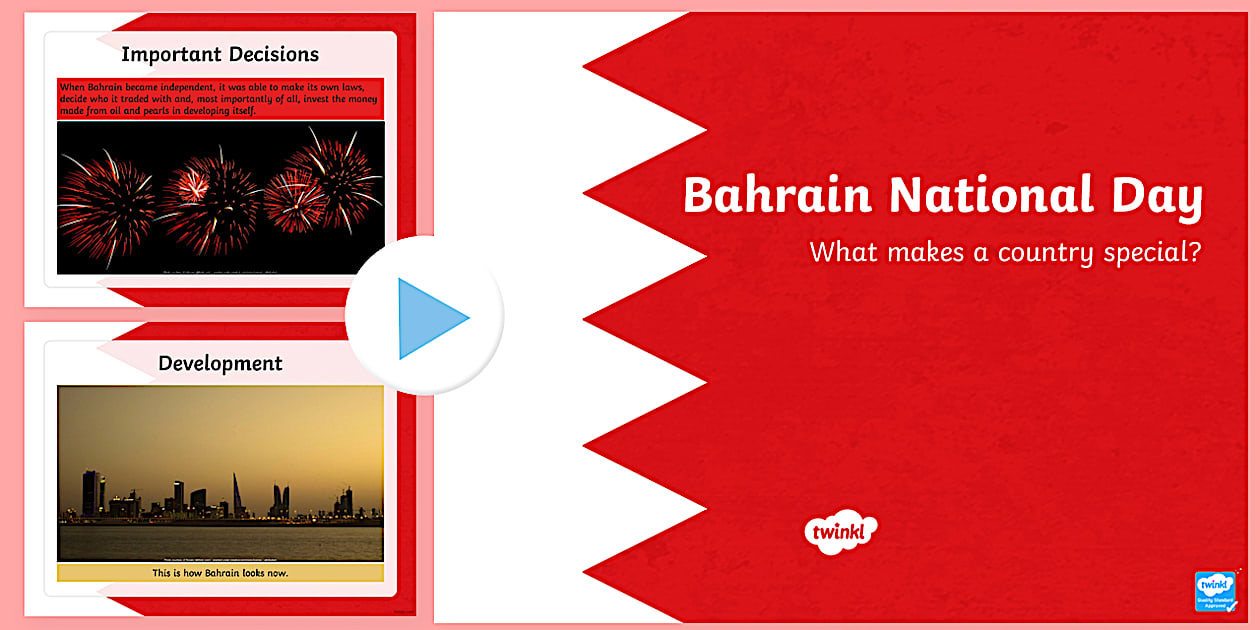 Bahrain National Day PowerPoint (teacher made) - Twinkl