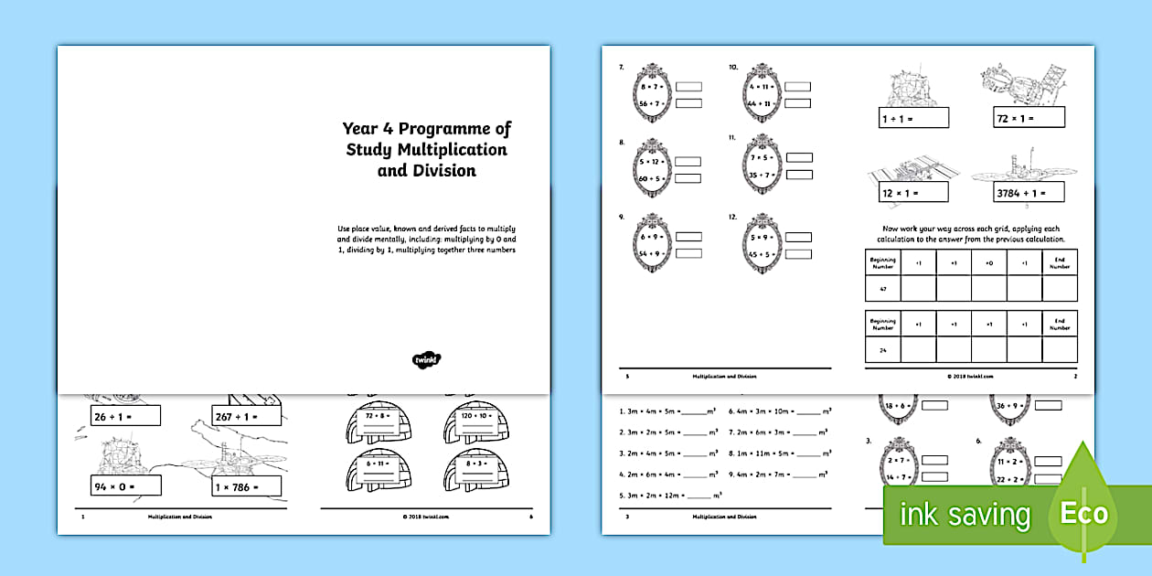 Using Known Facts to Multiply and Divide Mentally - Twinkl