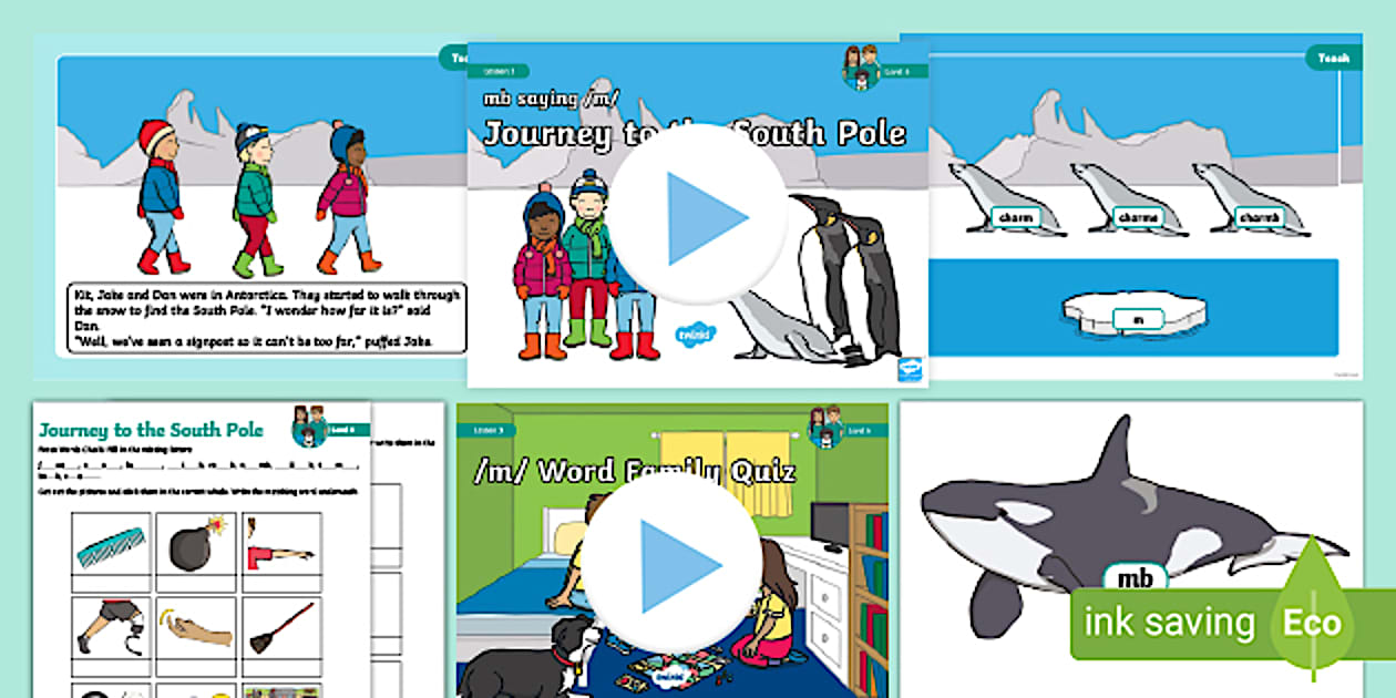 'mb' saying /m/ Lesson Pack (Teacher-Made) - Twinkl