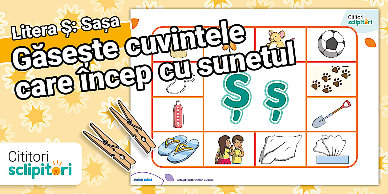 Litera Ș – Găsește cuvintele care încep cu litera Ș