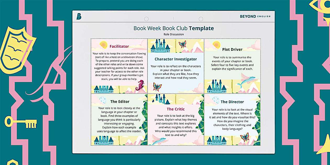 Book Week Book Club Template (teacher made) - Twinkl