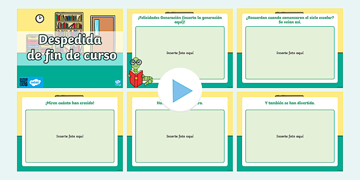 PowerPoint: Despedida de fin de curso (creat de profesori)