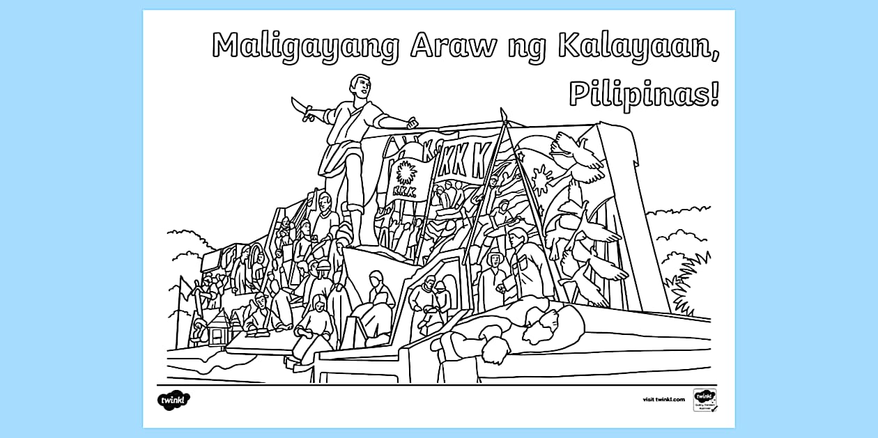 Maligayang Araw ng Kalayaan Pilipinas Poster - Twinkl