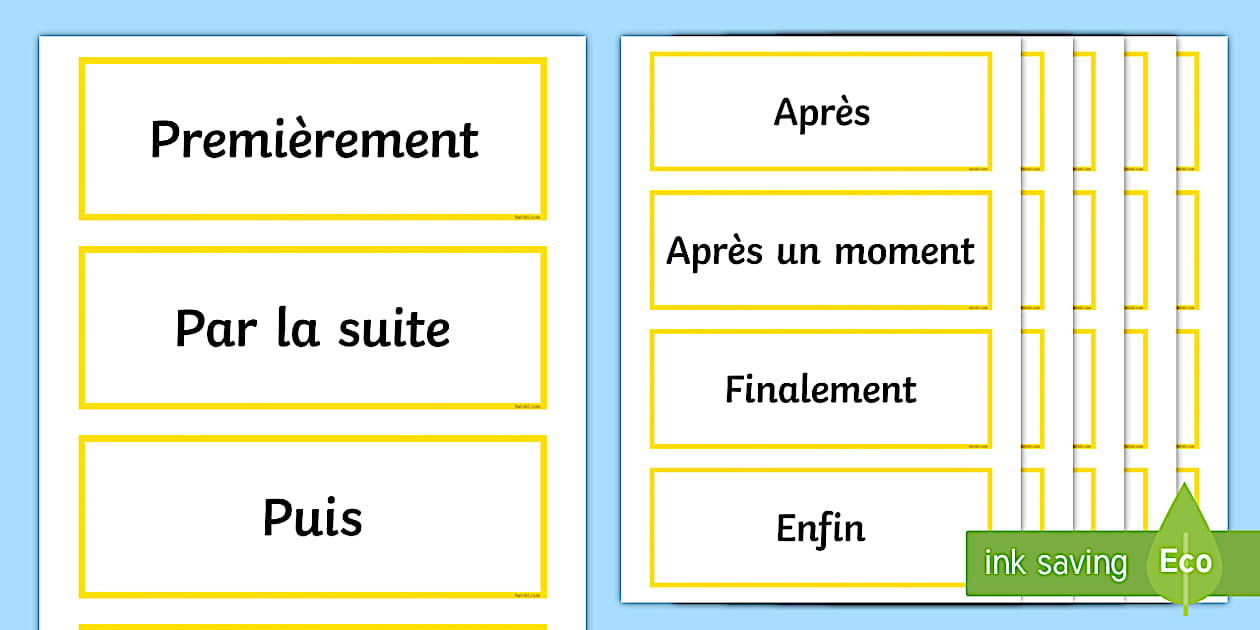 Cartes - Les indicateurs de temps - Twinkl CA (teacher made)