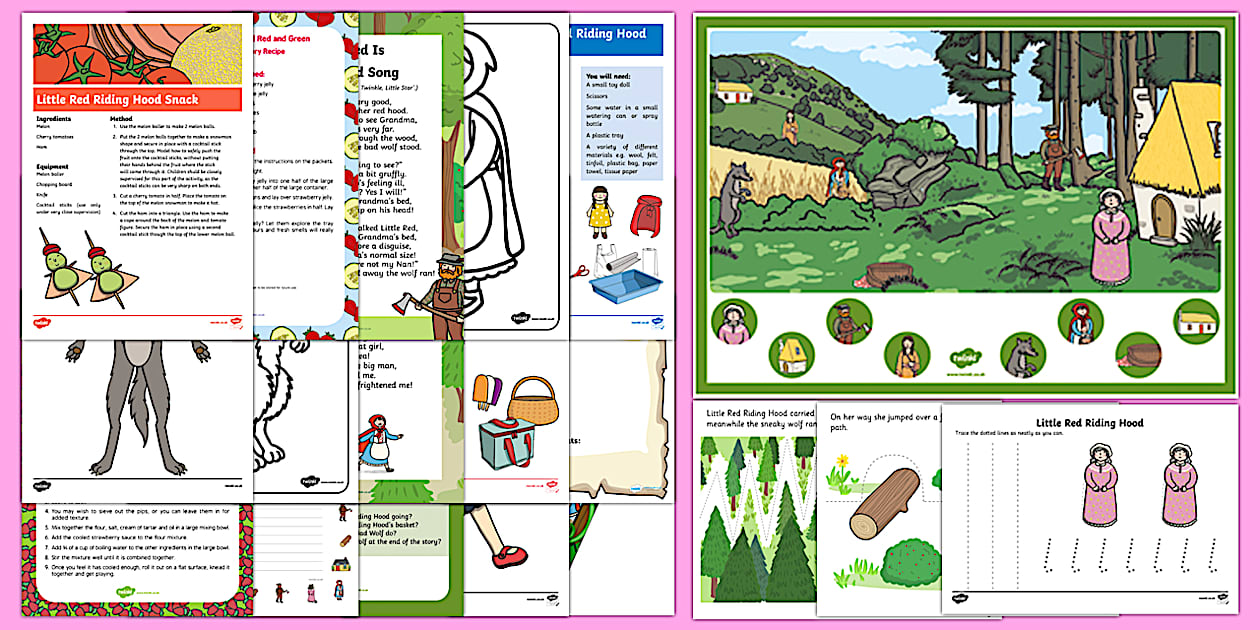 EYFS Little Red Riding Hood Resource Pack (teacher made)