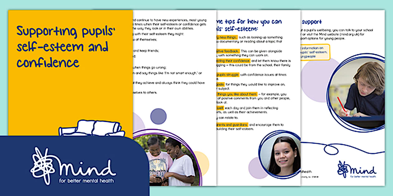 Supporting Pupils' Self-Esteem and Confidence (teacher made)