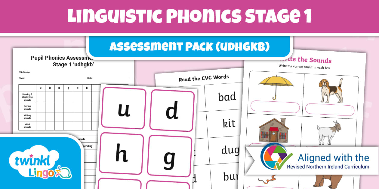 Linguistic Phonics Stage 1 Assessment Pack (udhgkb)
