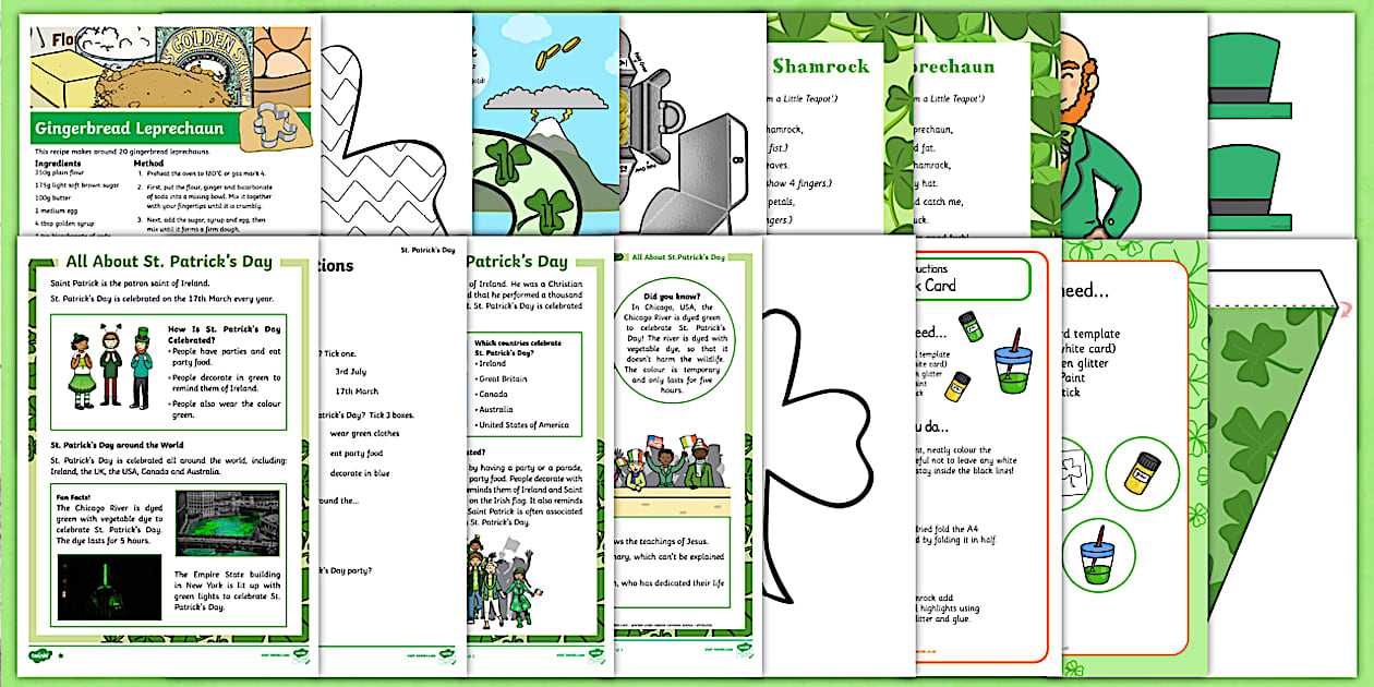 St. Patrick's Day Resource Pack (teacher made) - Twinkl