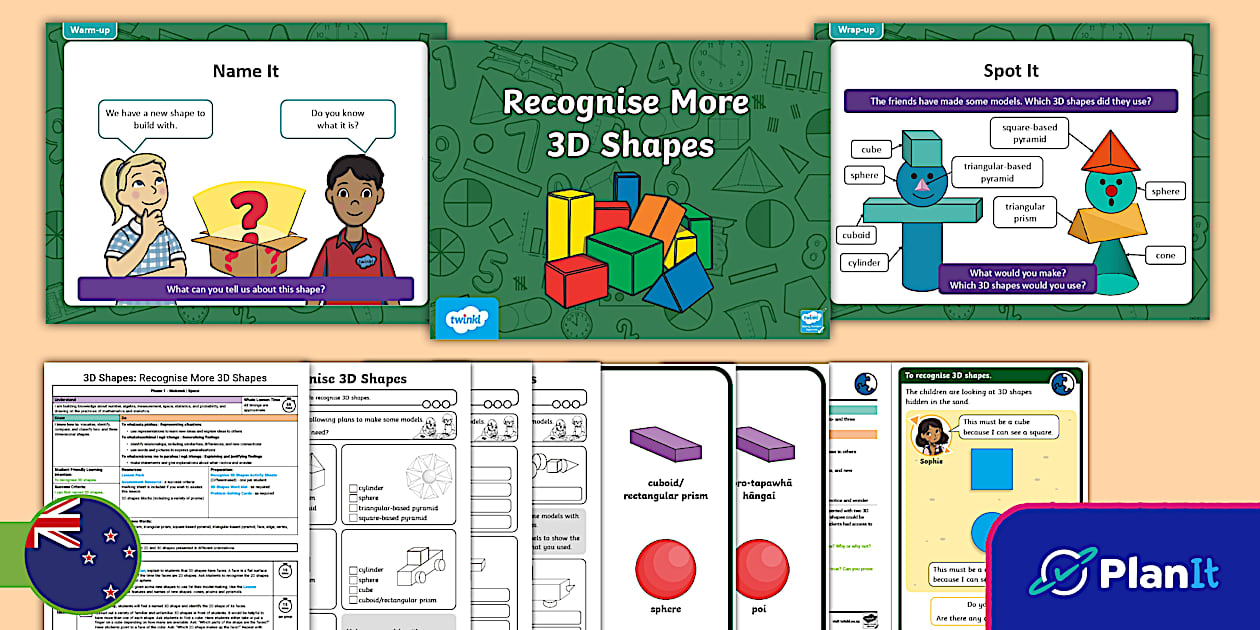 Phase 1 Space: 3D Shapes (Recognise More 3D Shapes) Lesson 3